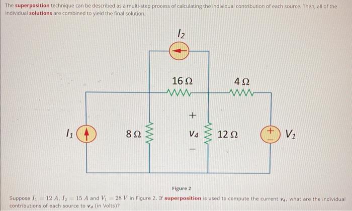 Solved The superposition technique can be described as a | Chegg.com