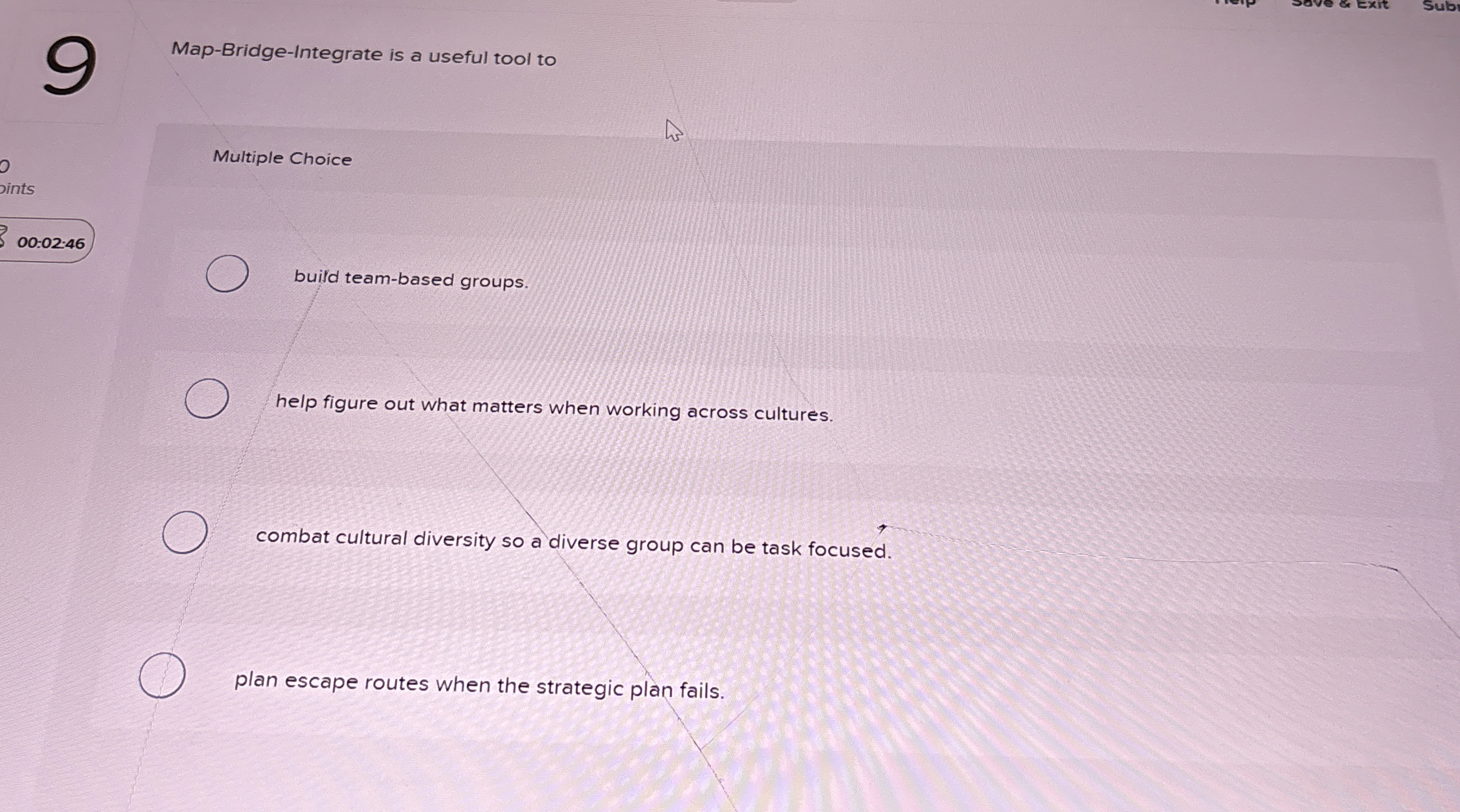 Solved Map-Bridge-Integrate is a useful tool toMultiple | Chegg.com