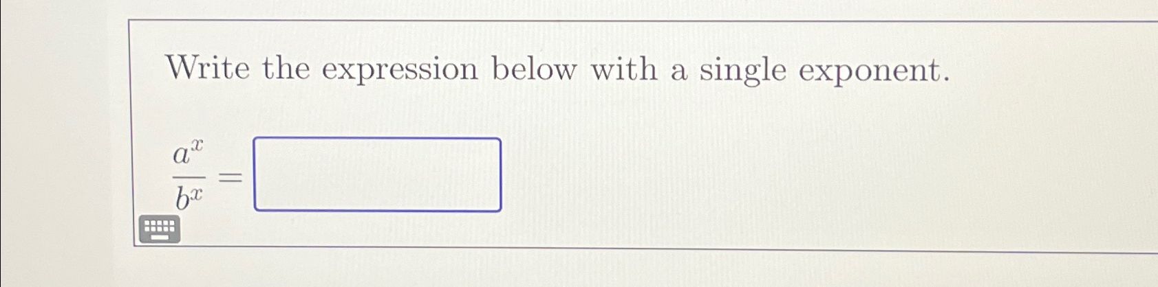 Solved Write the expression below with a single | Chegg.com