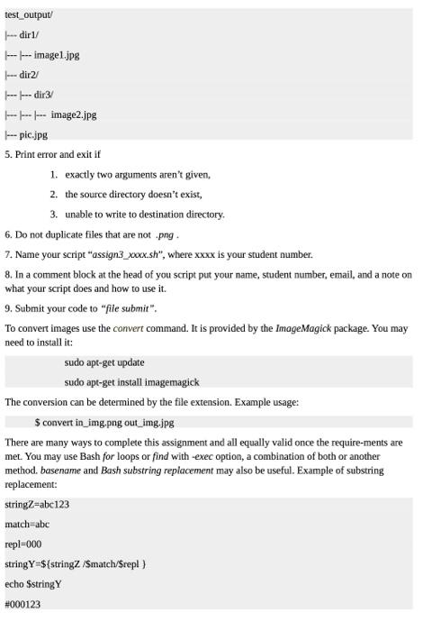 Solved Write A Bash Script Which 1 Duplicates The
