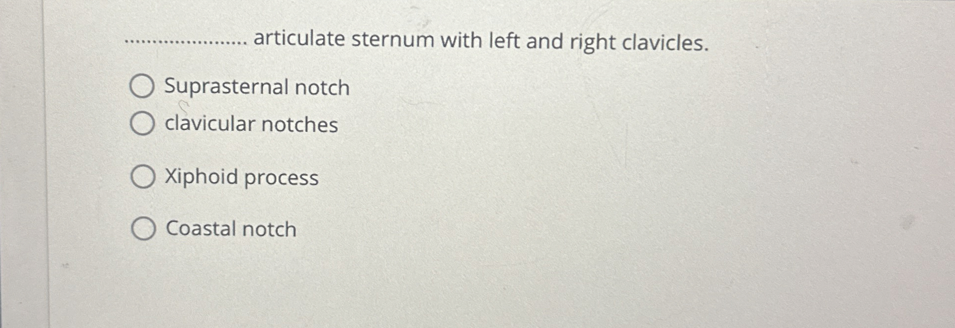 Solved articulate sternum with left and right | Chegg.com