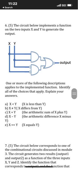 Solved c) X+Y (the arithmetic sum of X plus Y ) d) X−Y (the | Chegg.com