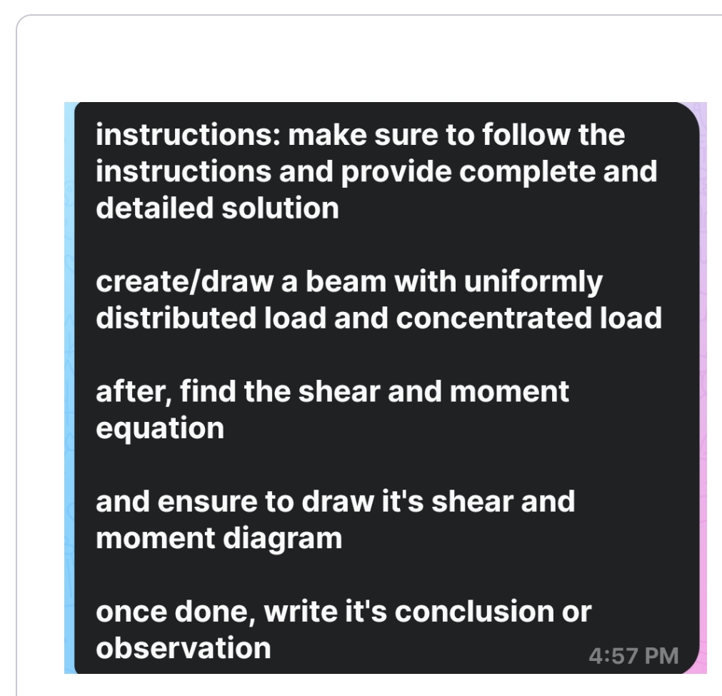 instructions: make sure to follow the instructions | Chegg.com