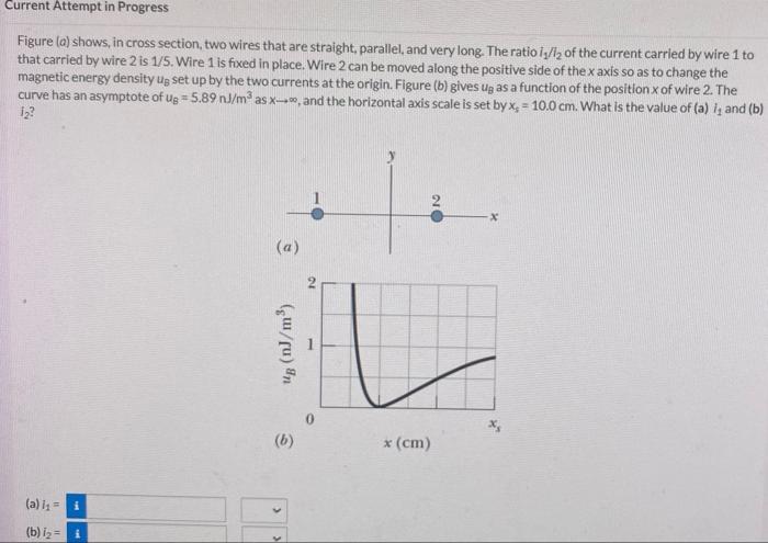 Solved Figure A Shows In Cross Section Two Wires That