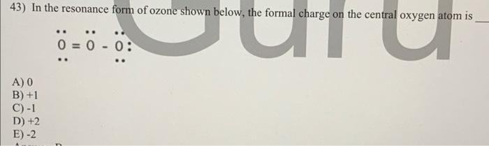 Solved 44) How many equivalent resonance forms can be drawn | Chegg.com
