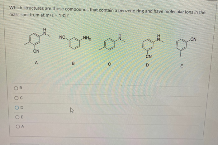 Solved Which structures are those compounds that contain a | Chegg.com