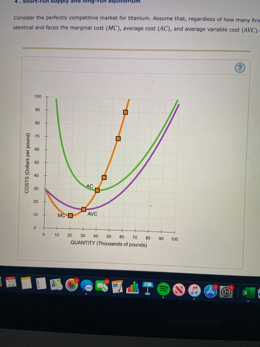 Solved 4. Short-run supply and long-run equilibrium Consider | Chegg.com