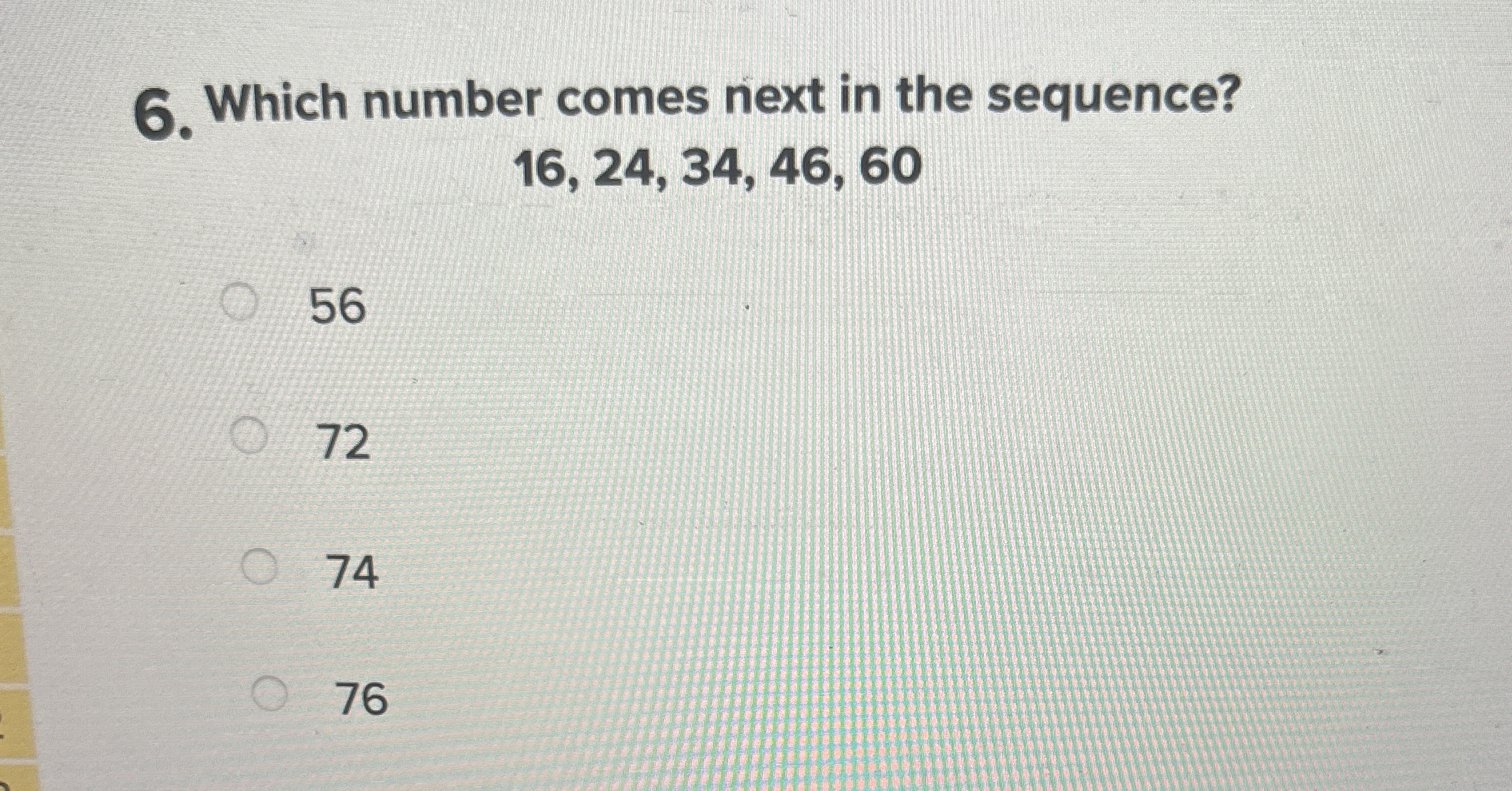 Solved by an EXPERT Which number comes next in the | Chegg.com