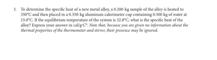 Solved 2. A 2.00-kg lead block and a 2.00-kg copper block | Chegg.com