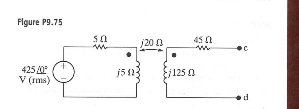 Solved 9.75 ﻿For the circuit in Fig. P9.75, ﻿find the | Chegg.com