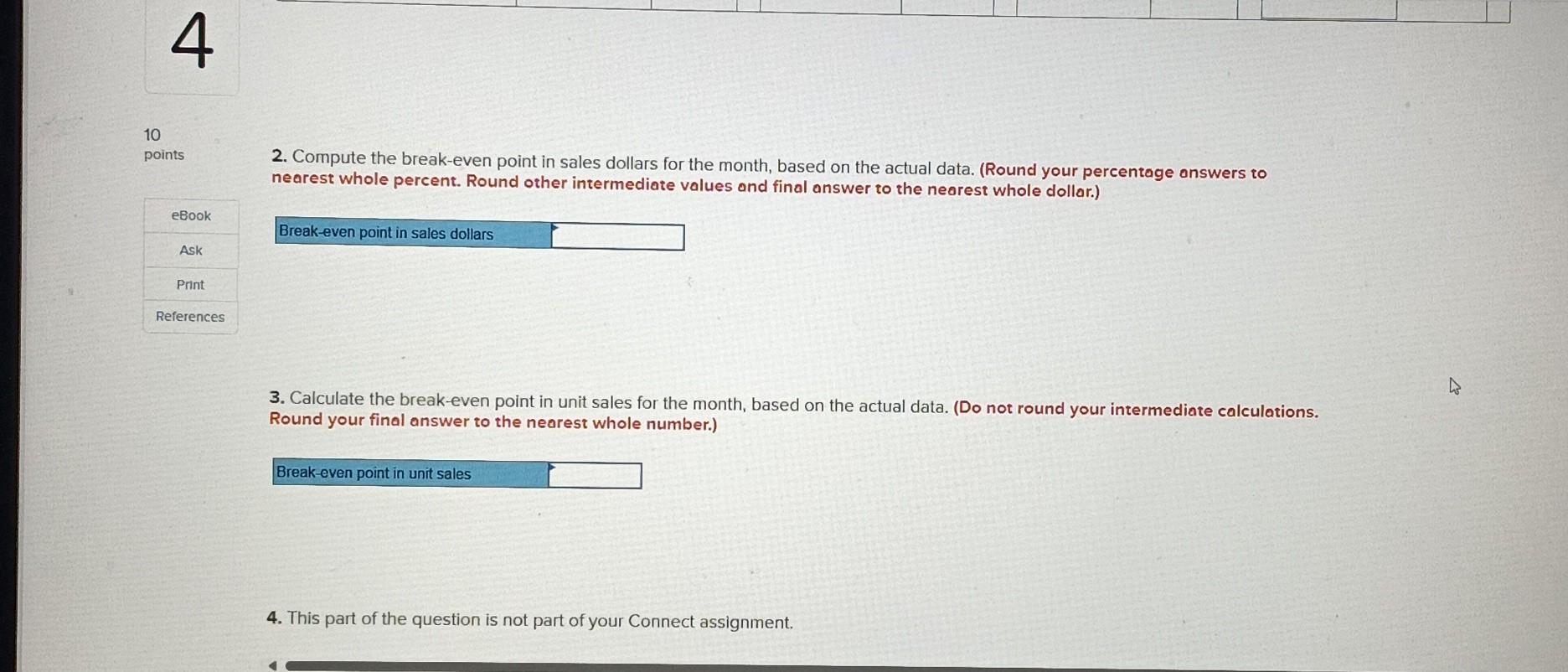 Solved Problem 4-20 Sales Mix; Multi-Product Break-Even | Chegg.com