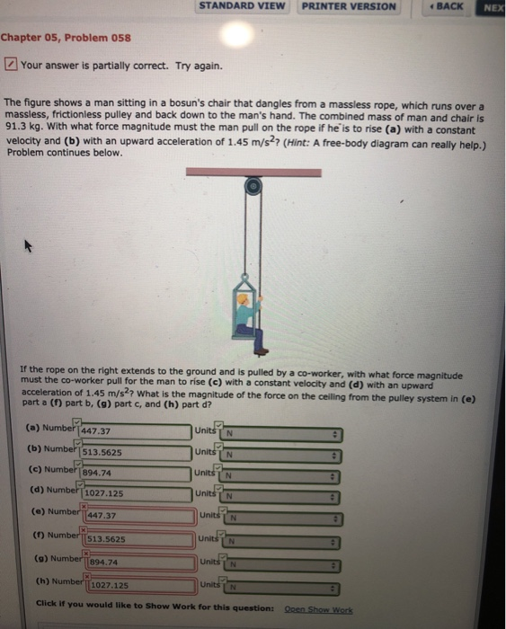 Solved BACK NEX PRINTER VERSION STANDARD VIEW Chapter 05, | Chegg.com