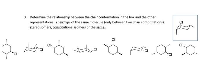 Solved 3. Determine the relationship between the chair | Chegg.com