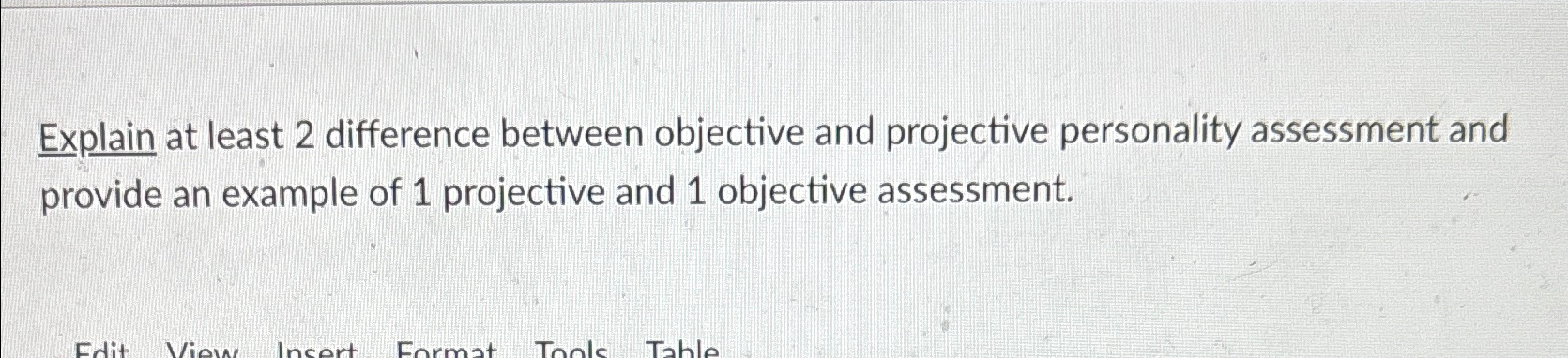 Solved Explain at least 2 ﻿difference between objective and | Chegg.com