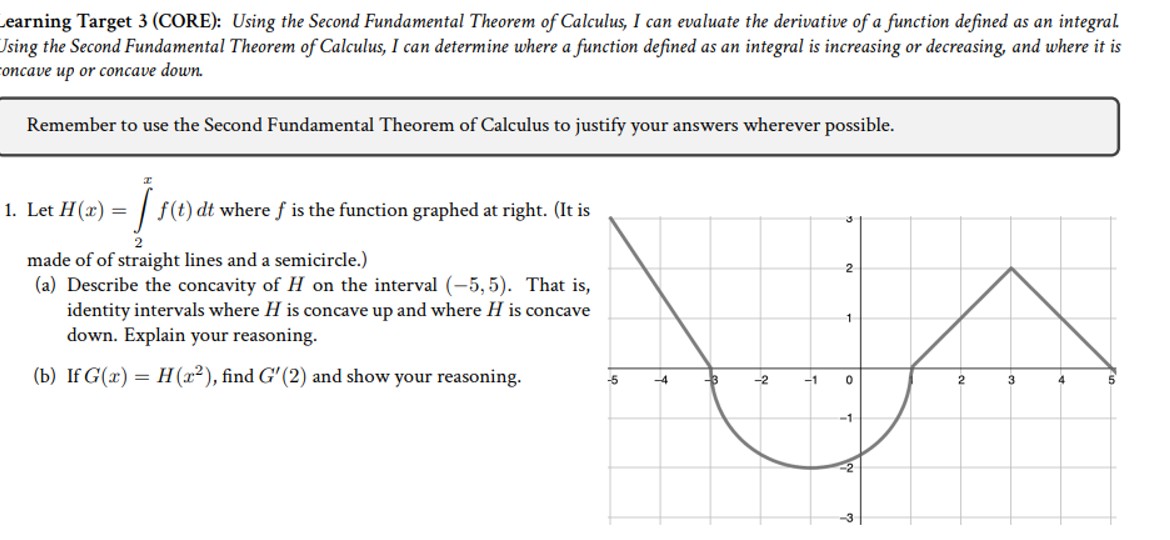 Solved Learning Target 3 (CORE): Using the Second | Chegg.com