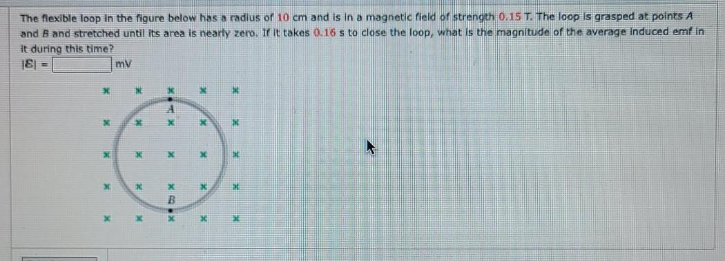 Solved The flexible loop in the figure below has a radius of | Chegg.com