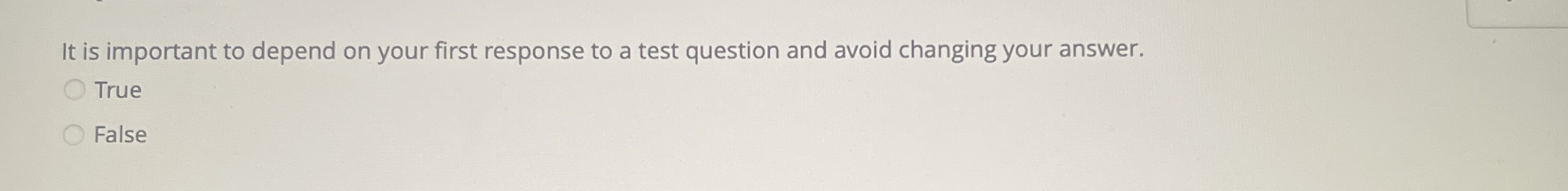 Solved It is important to depend on your first response to a | Chegg.com