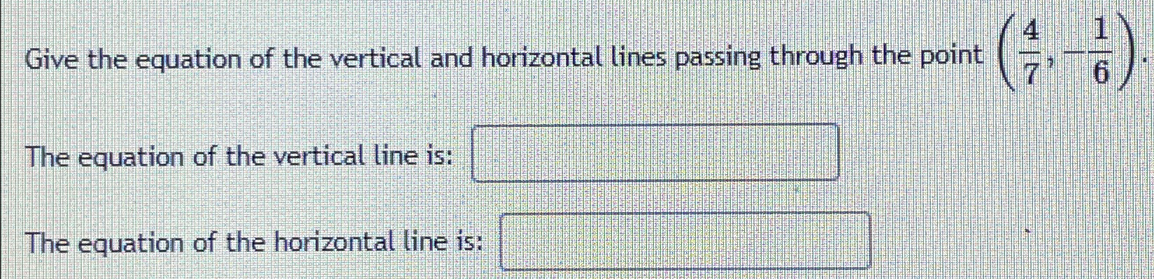 Solved Give the equation of the vertical and horizontal | Chegg.com