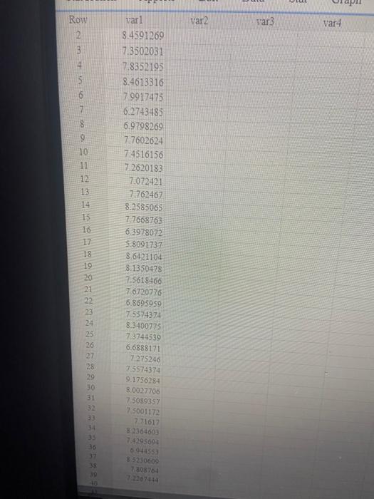 Solved use this data to find 3 different ways to measure the | Chegg.com