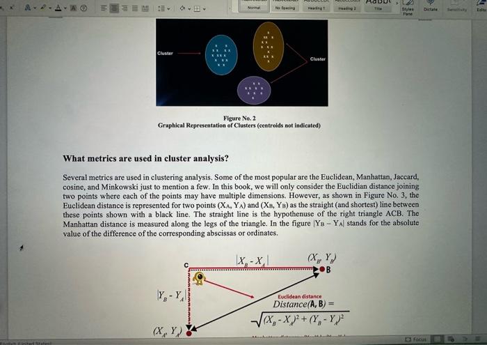 What is Cluster Analysis? Cluster analysis is a | Chegg.com