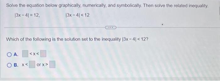 Solved Solve the equation below graphically, numerically, | Chegg.com