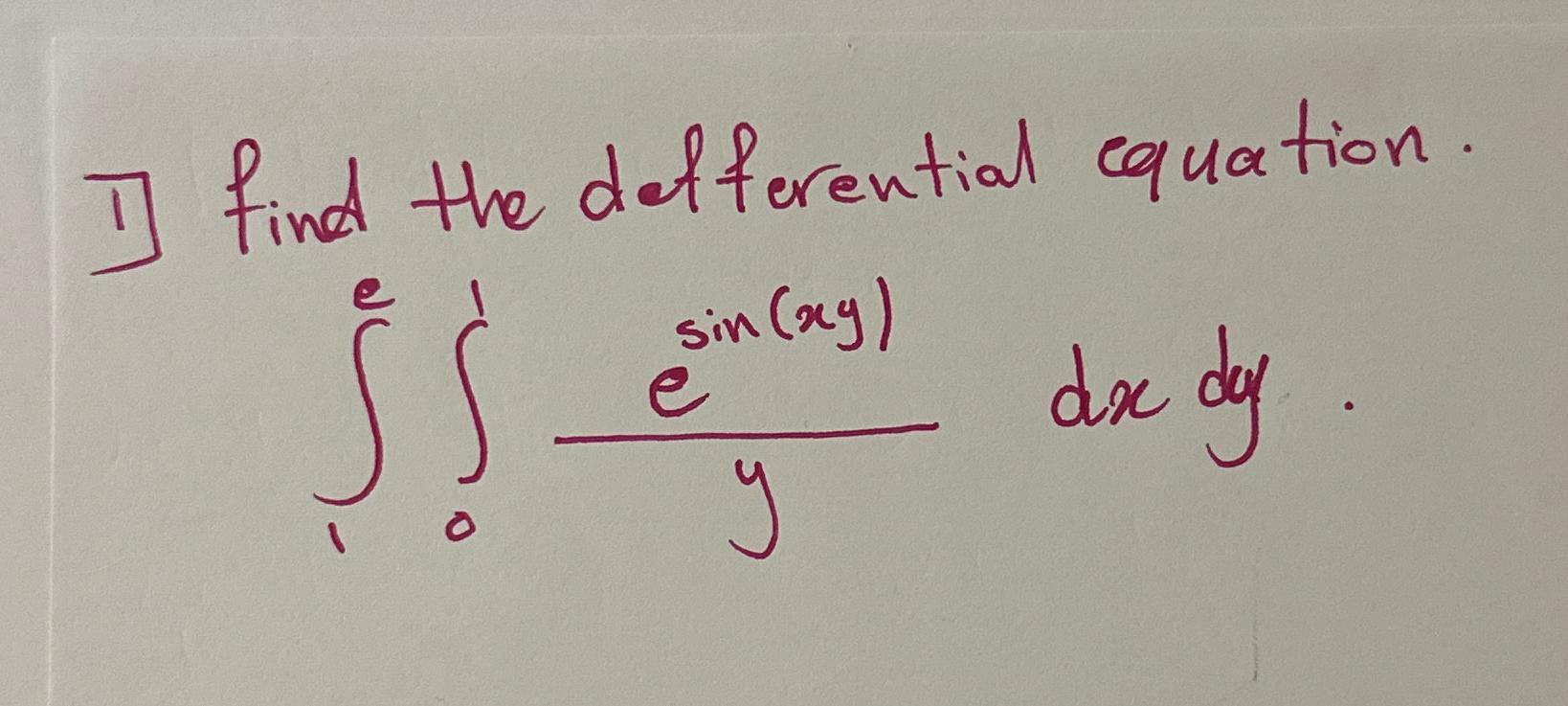 Solved 1] ﻿find the defferential | Chegg.com