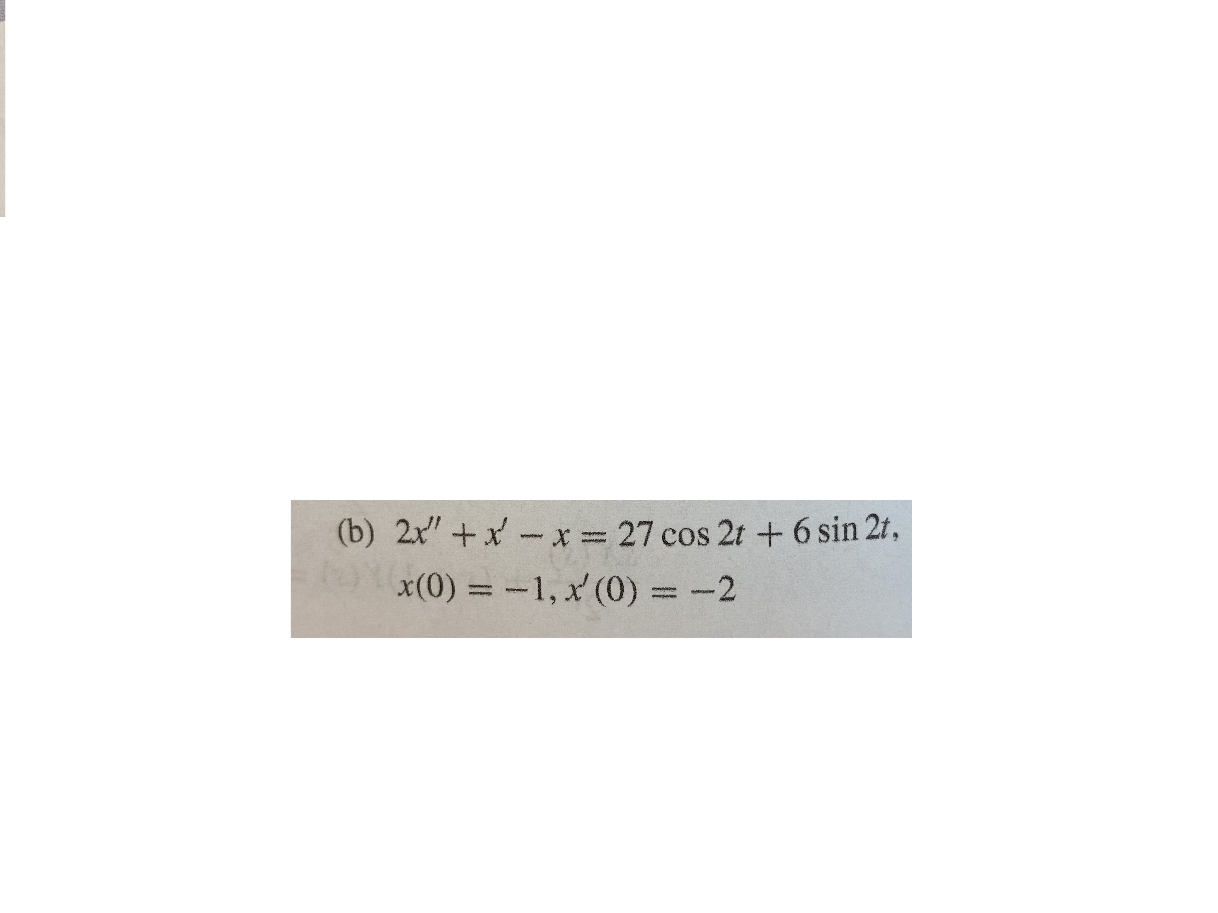 Solved Use laplace transforms to | Chegg.com