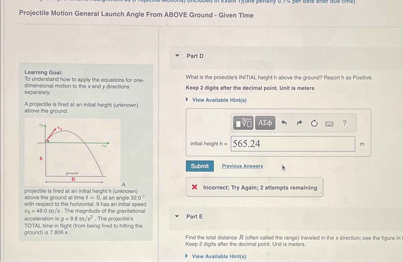 Solved help find part D and E | Chegg.com