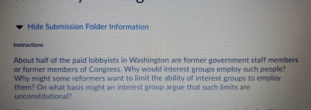 Solved Hide Submission Folder Information Instructions About | Chegg.com
