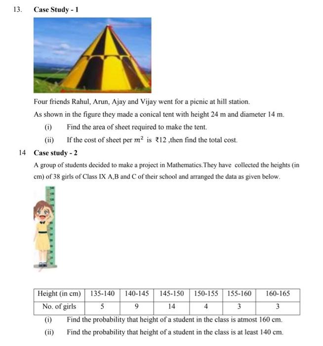 Solved 13. Case Study - 1 Four friends Rahul, Arun, Ajay and | Chegg.com