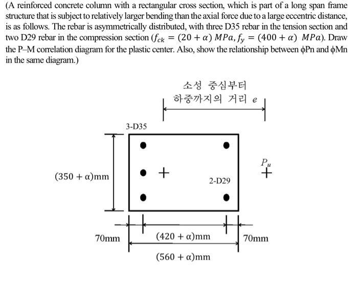 Solved (A reinforced concrete column with a rectangular | Chegg.com