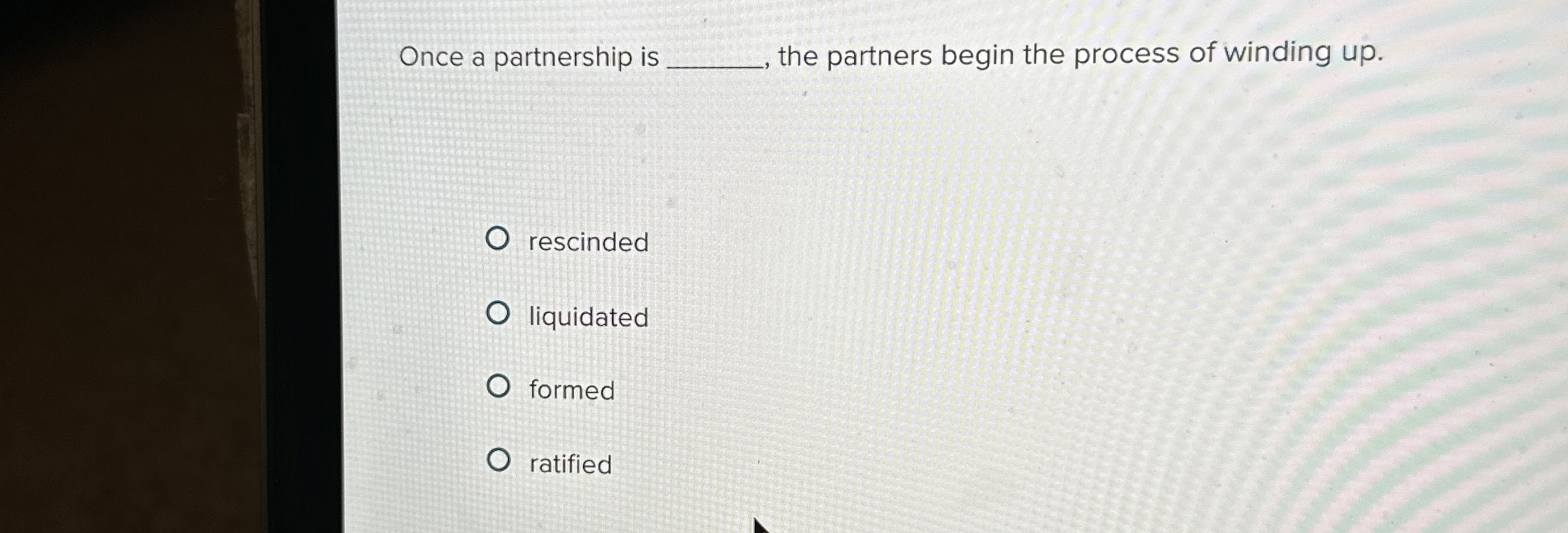 Solved Once a partnership is q, ﻿the partners begin the | Chegg.com