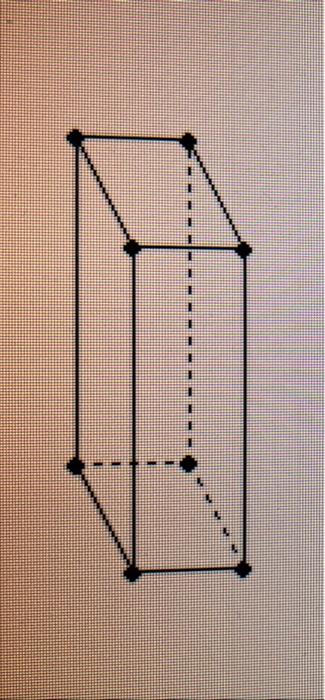 Solved For the right rectangular prism (or box) shown, the | Chegg.com