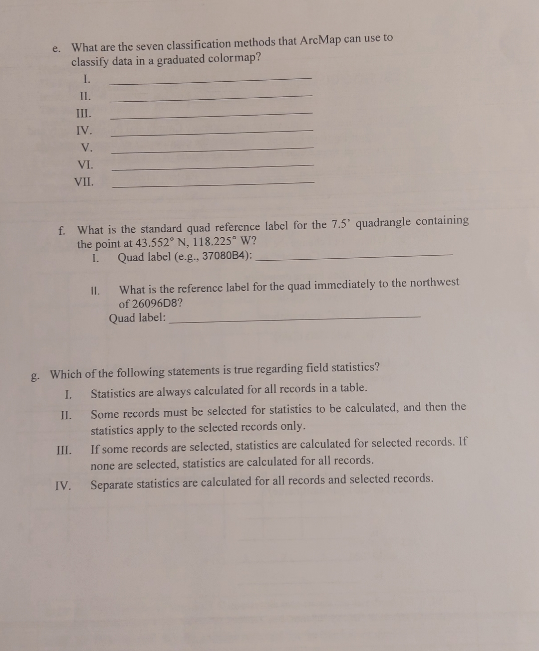 Solved e. ﻿What are the seven classification methods that | Chegg.com