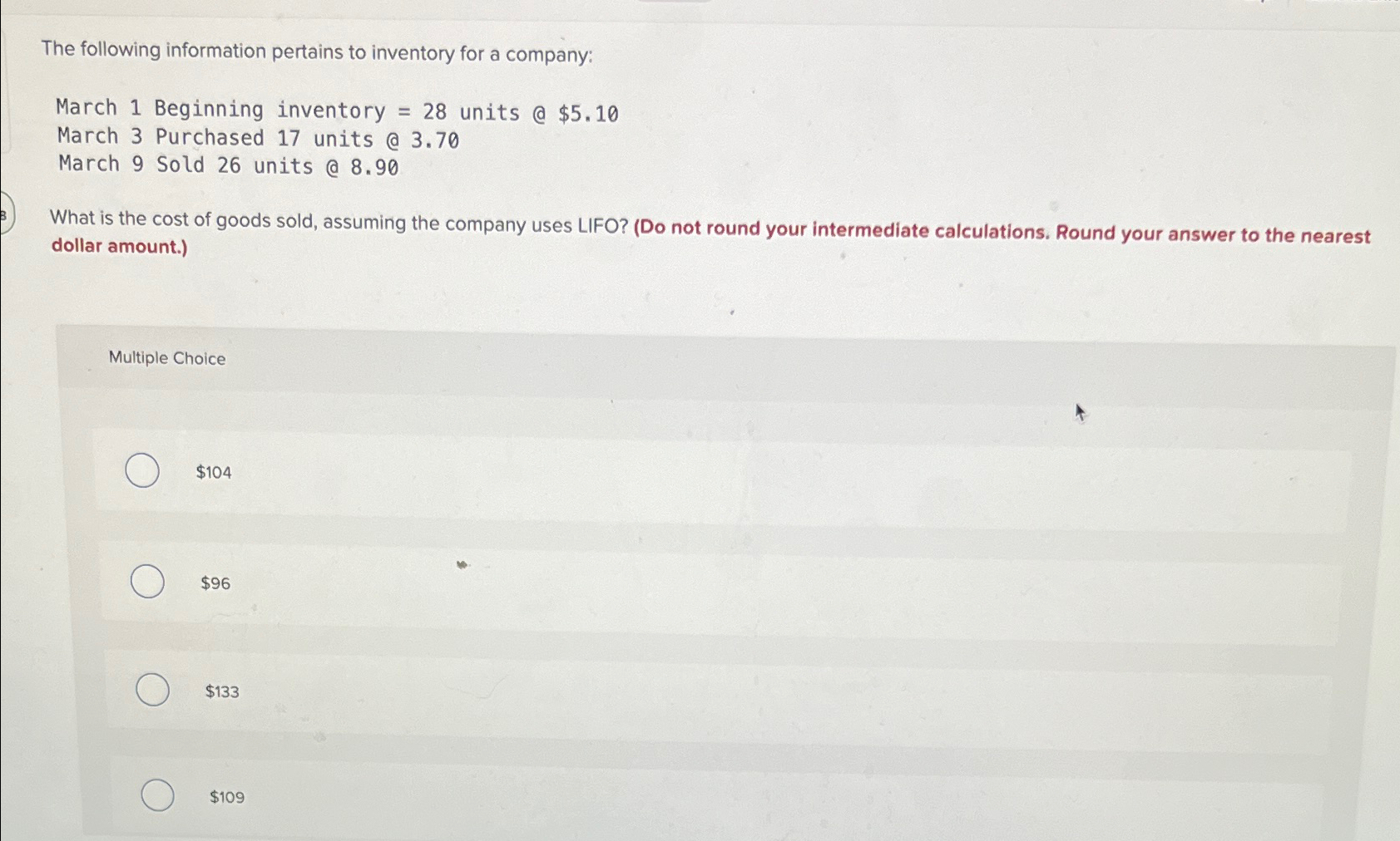 Solved The following information pertains to inventory for a | Chegg.com