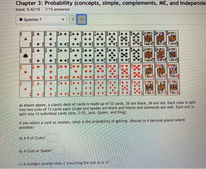 Solved Chapter 3: Probability (concepts, simple, | Chegg.com