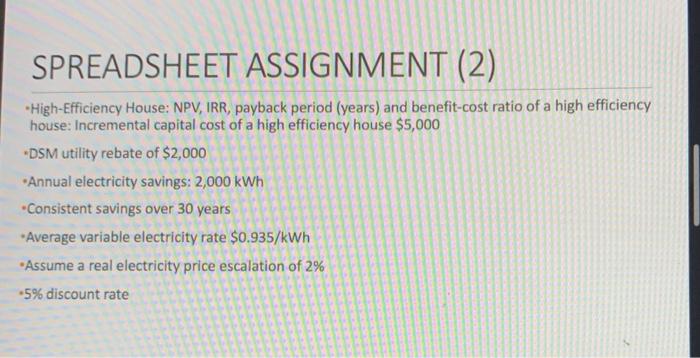 Solved Spreadsheet Assignment 1 Prepare An Excel Chegg