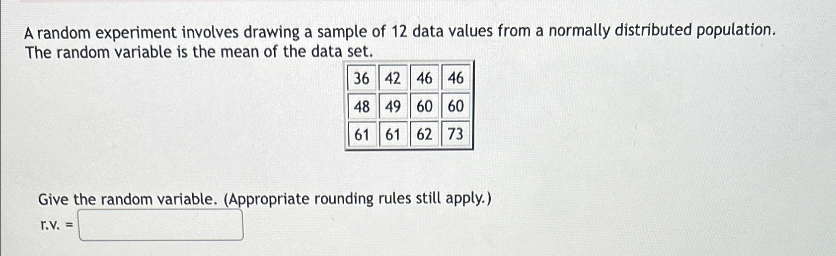 Solved A random experiment involves drawing a sample of 12 | Chegg.com