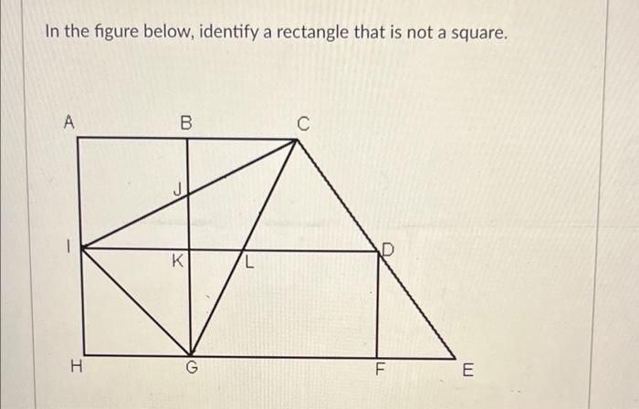 Solved In the figure below, identify a rectangle that is not | Chegg.com
