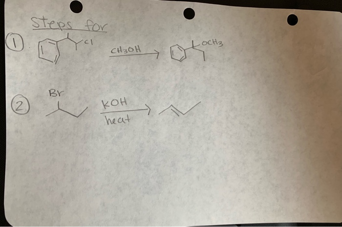 Solved steps for C430HD BV (2) КОН heat | Chegg.com