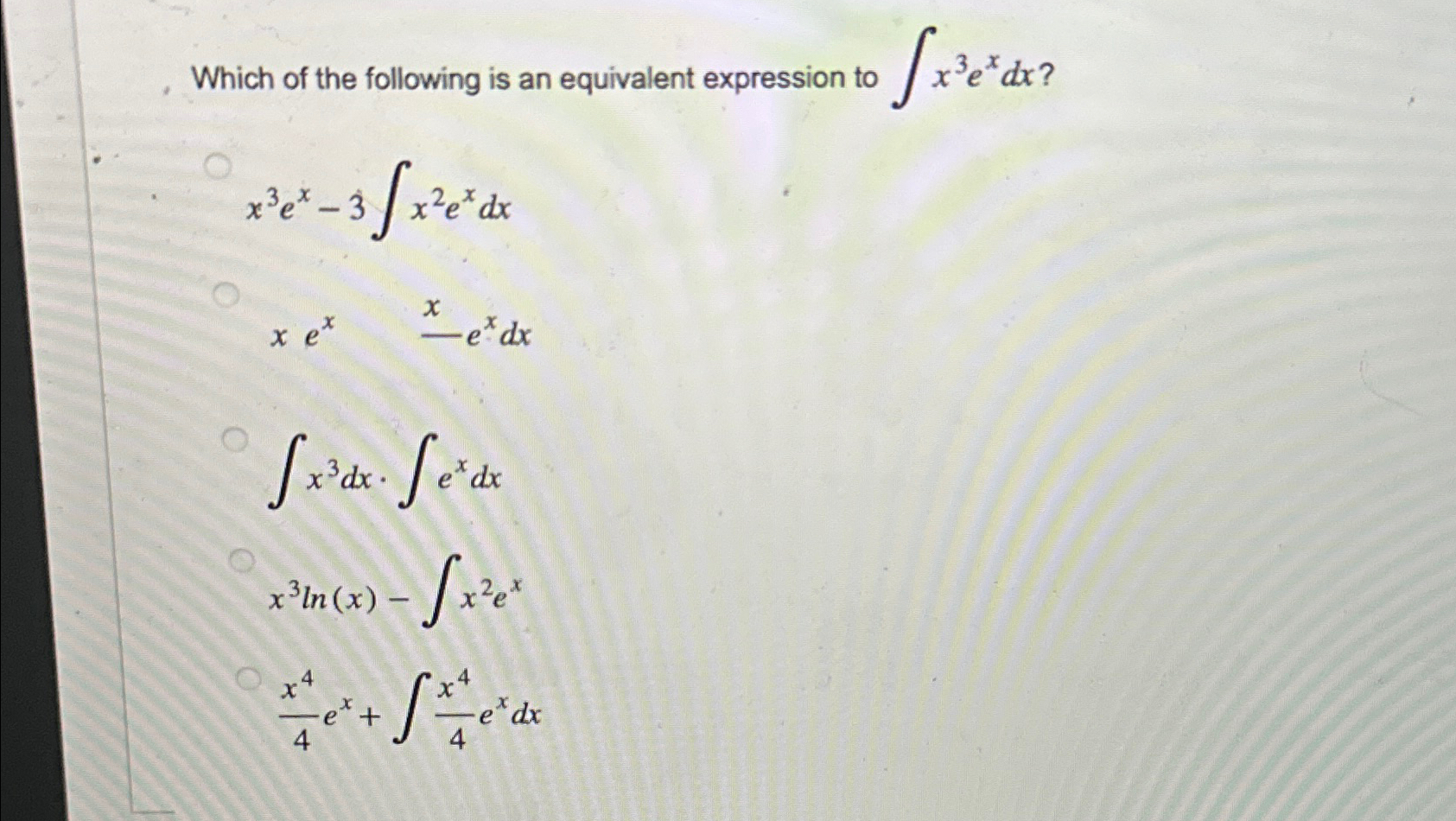 Solved Which of the following is an equivalent expression to | Chegg.com