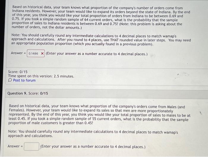 A) Your team examines the age of customers because | Chegg.com