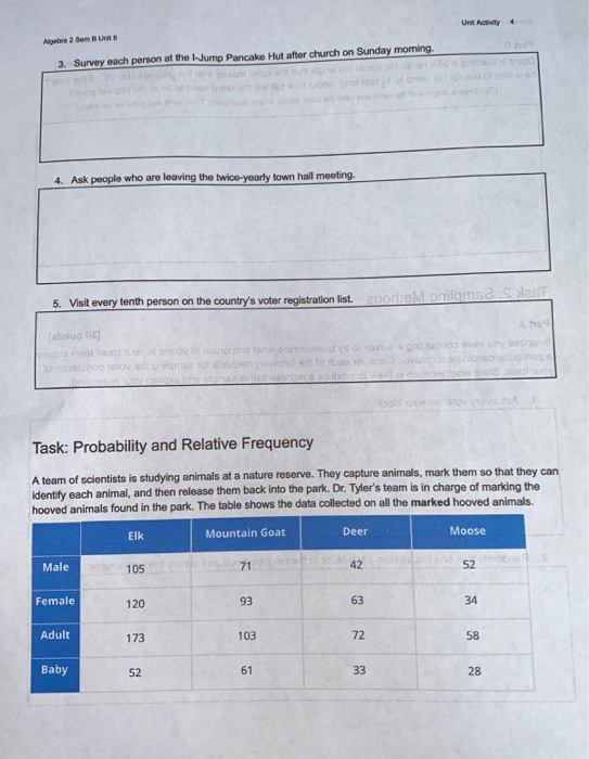 Solved Algebra 2 Sem BURE Unt Activity 2 Task 1: Practice | Chegg.com