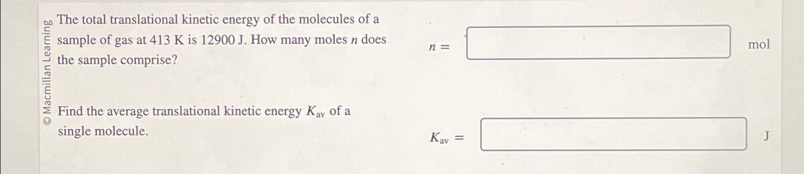 Solved ∞ ﻿The total translational kinetic energy of the | Chegg.com