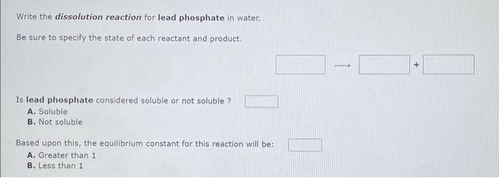 Solved Write the dissolution reaction for chromium(II) | Chegg.com