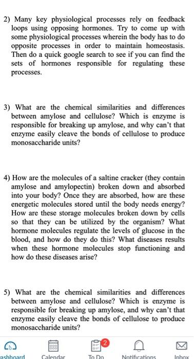 Solved 2) Many key physiological processes rely on feedback | Chegg.com