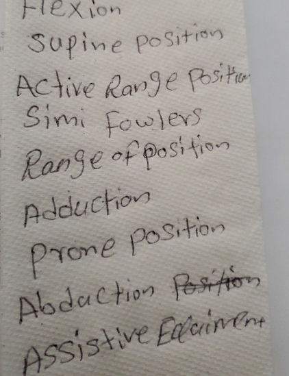 Hexionsupine positionActive Range positionSimi | Chegg.com