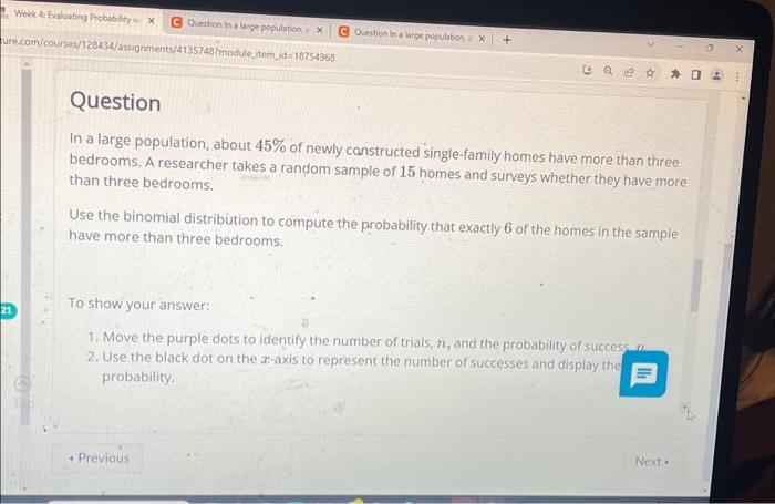 Solved Week 4: Evaluating Probability w X C Question In a | Chegg.com