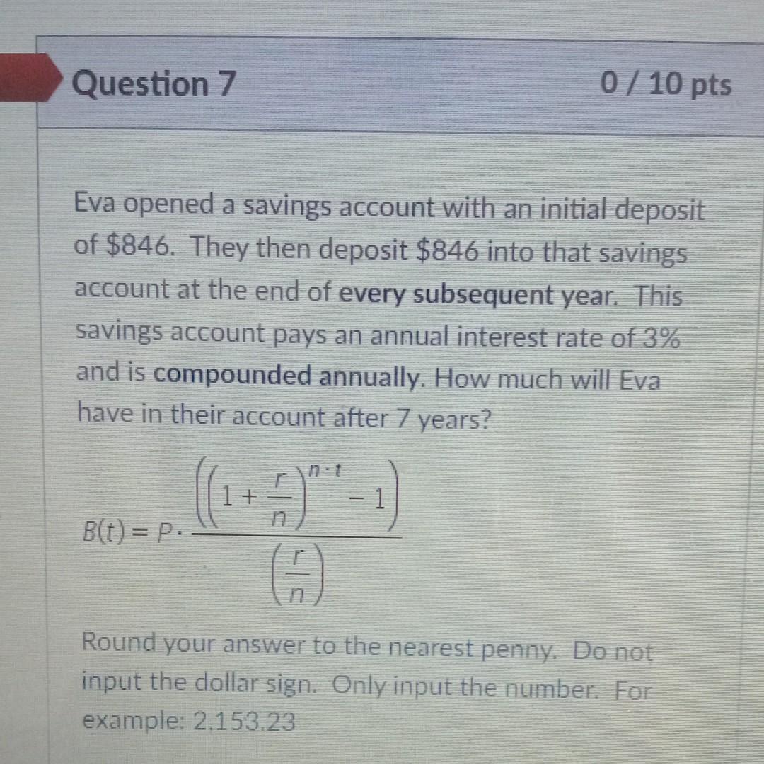 [Solved]: Thong opened a compound interest account.