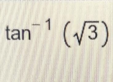 Solved tan−1(3) | Chegg.com